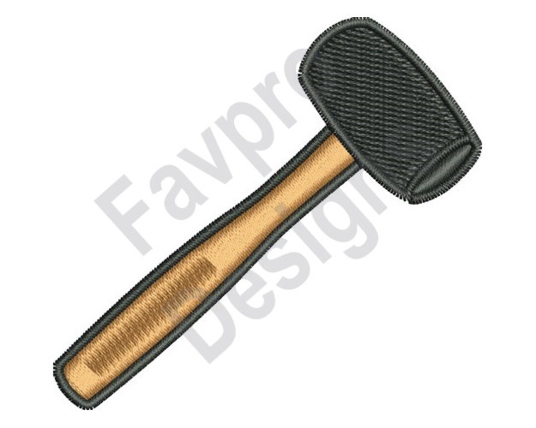 Mallet Machine Embroidery Design - Etsy