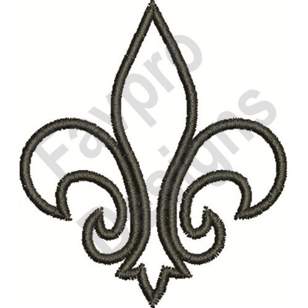 Fleur De Lis Outline - Etsy