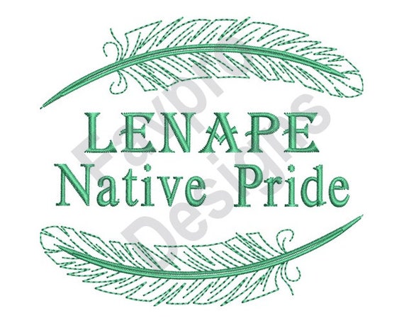 Native American Lenape Pride Machine Embroidery Design | Etsy