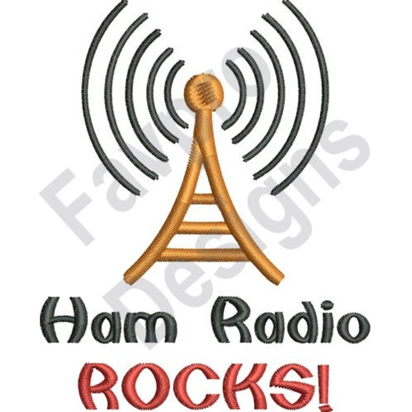 Ham Radio Embroidery - Etsy