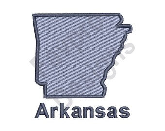 Arkansas-state-map-5x7-cf-nls (1 Machine Embroidery Design) - Etsy