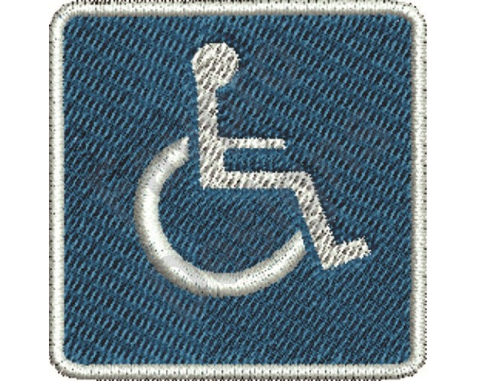 Handicap Sign Machine Embroidery Design - Etsy