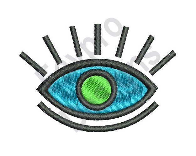 Human Eye Machine Embroidery Design - Etsy