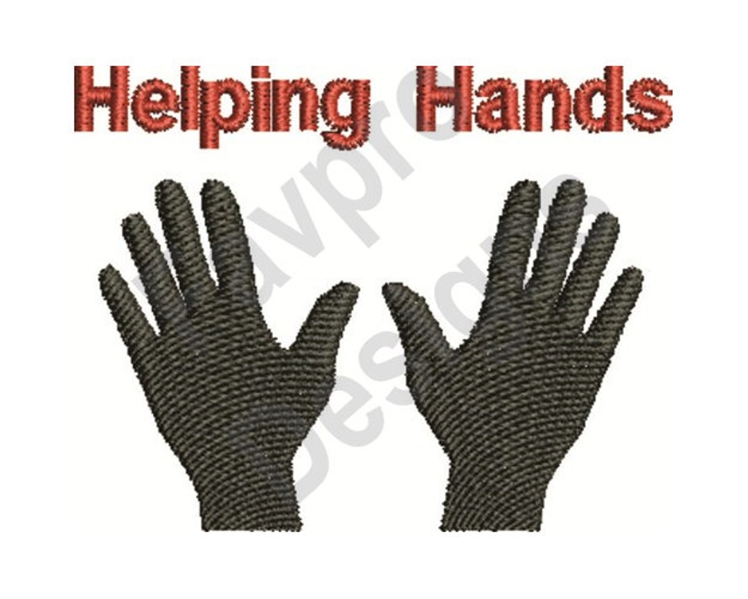 Helping Hands - Machine Embroidery Design - Etsy