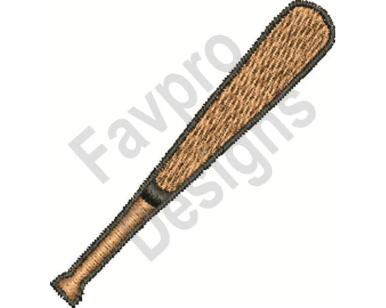 Baseball Bat Machine Embroidery Design - Etsy