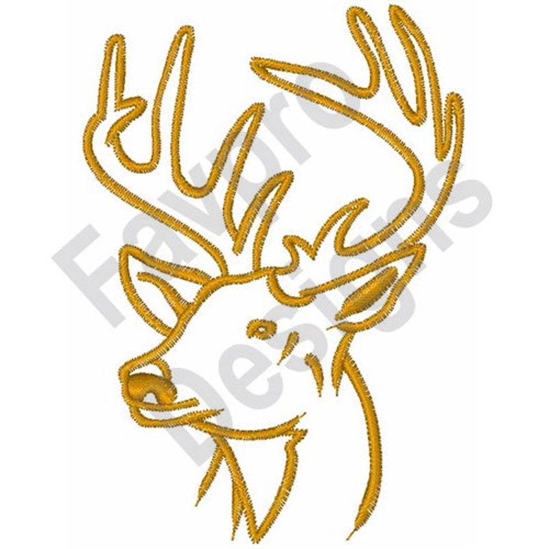 Deer Embroidery - Etsy