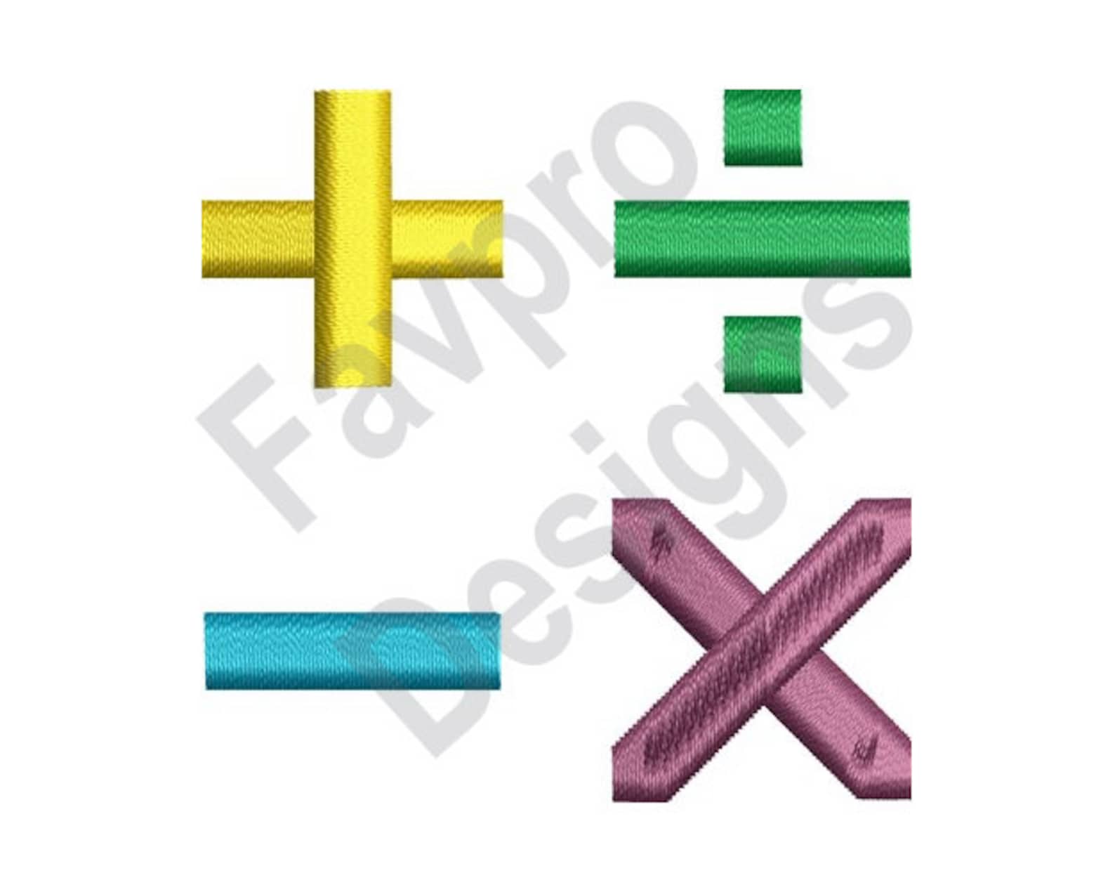 Math Symbols - Machine Embroidery Design - Etsy