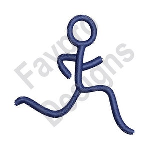 Runner Machine Embroidery Design - Etsy