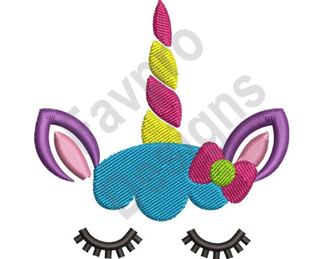 Unicorn - Machine Embroidery Design - Etsy