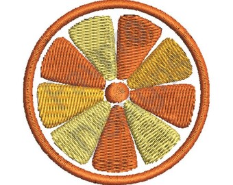 Orange Embroidery Design Machine Embroidery Design - Etsy