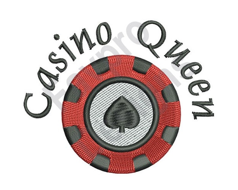 Casino Queen - Machine Embroidery Design - Etsy