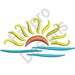Sunrise - Machine Embroidery Design - Etsy