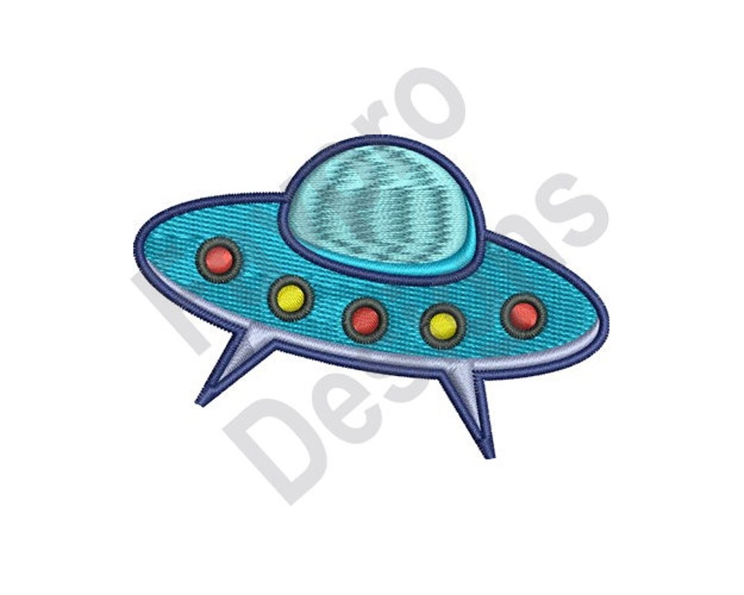 Ufo - Machine Embroidery Design - Etsy