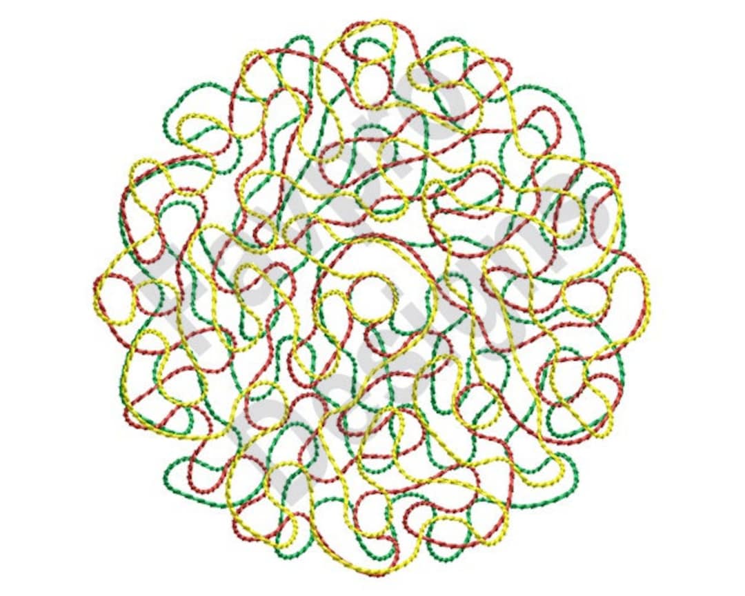 Colorful Stipple - Machine Embroidery Design - Etsy