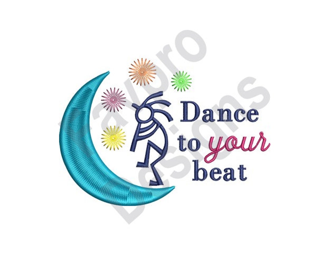 Dance Beat - Machine Embroidery Design - Etsy