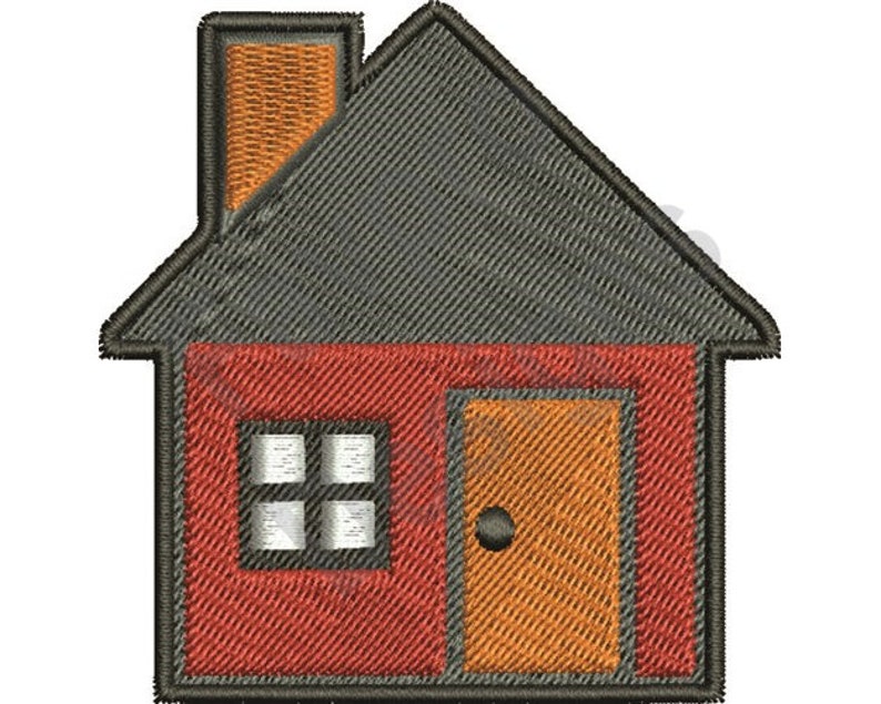 House Machine Embroidery Design - Etsy