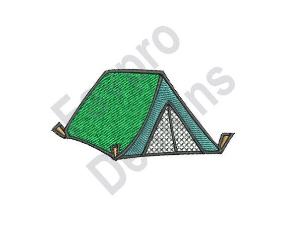Camping Tent Machine Embroidery Design | Etsy