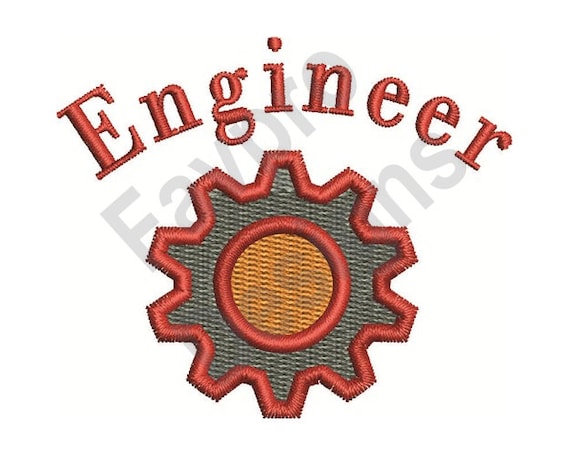 Engineer Machine Embroidery Design | Etsy