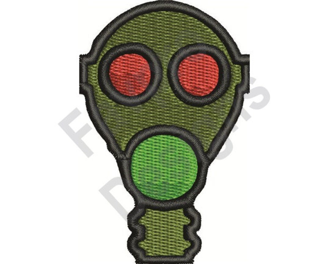 Gas Mask - Machine Embroidery Design - Etsy