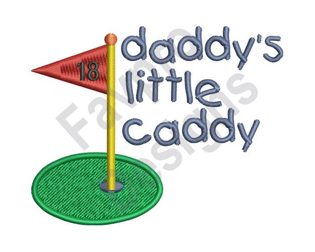 Daddys Little Caddy Machine Embroidery Design - Etsy