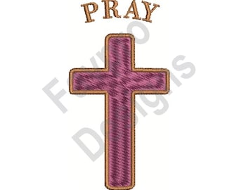 Cross Fleury Machine Embroidery Design - Etsy