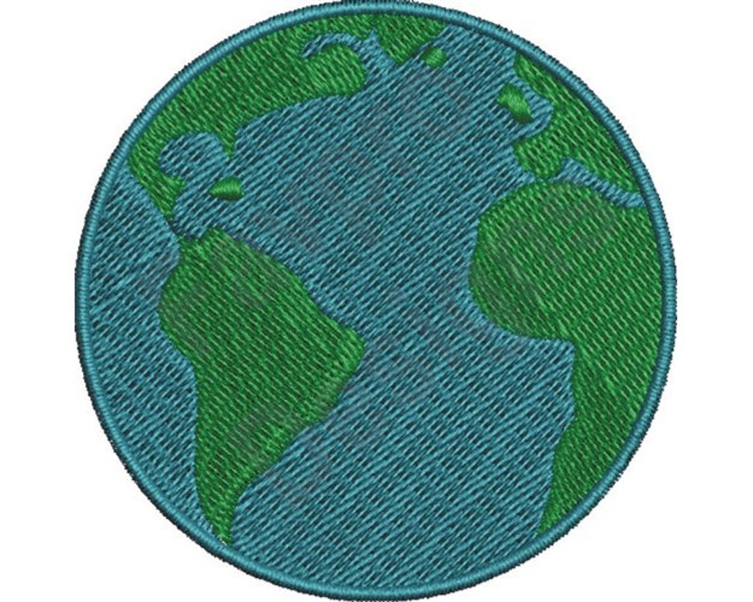 Earth - Machine Embroidery Design - Etsy