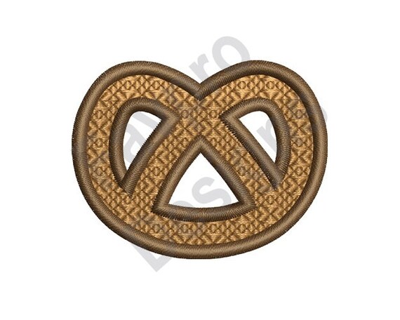 Pretzel Machine Embroidery Design - Etsy