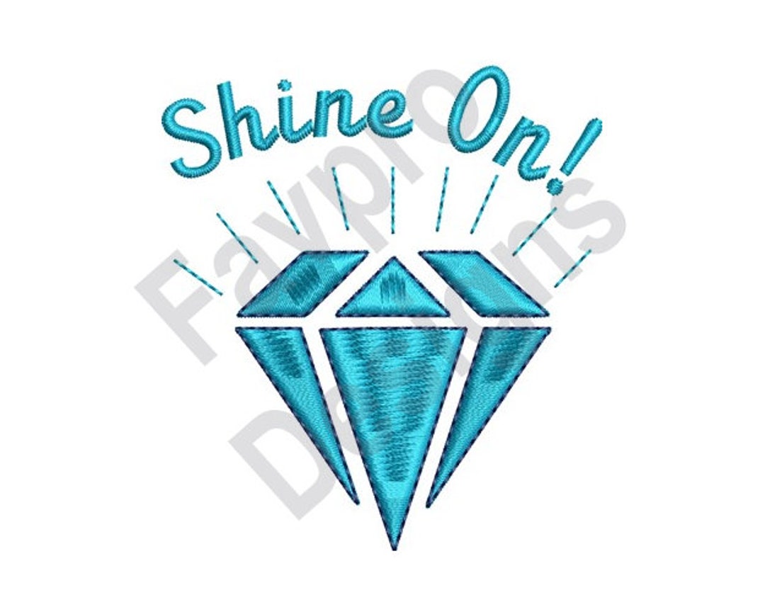 Shine on - Machine Embroidery Design - Etsy