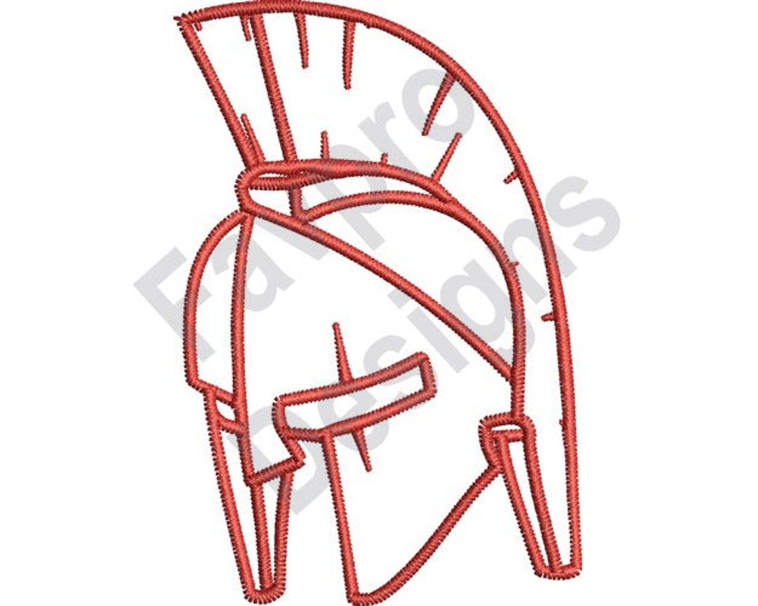 Gladiator Outline - Machine Embroidery Design - Etsy