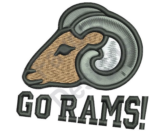 Ram Mascot Machine Embroidery Design | Etsy