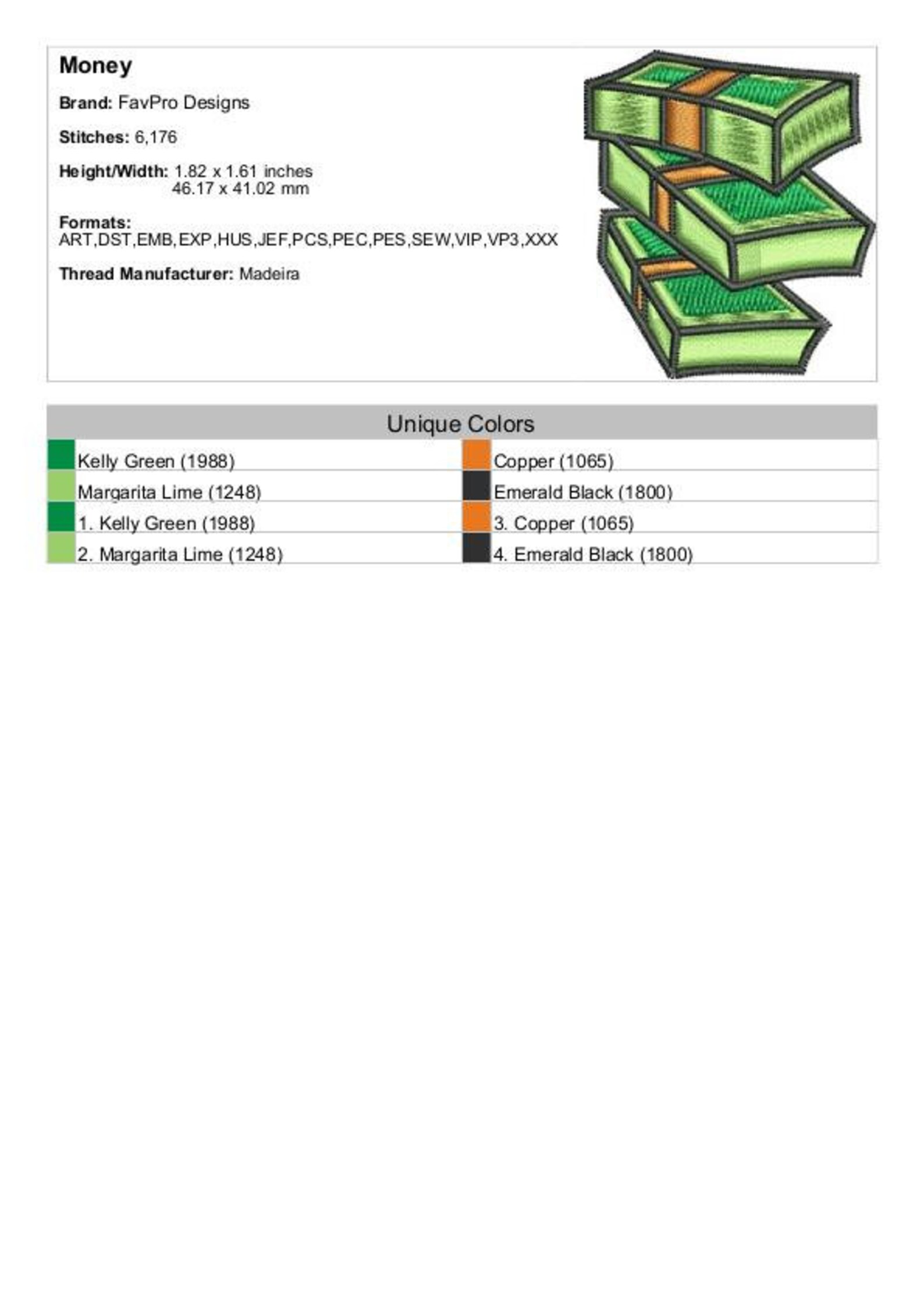 Money Machine Embroidery Design - Etsy