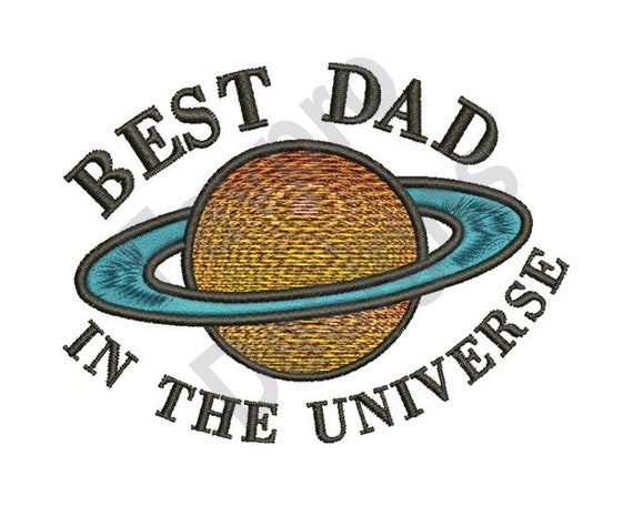 Best Dad Machine Embroidery Design - Etsy