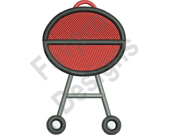 Outdoor Grill Machine Embroidery Design | Etsy