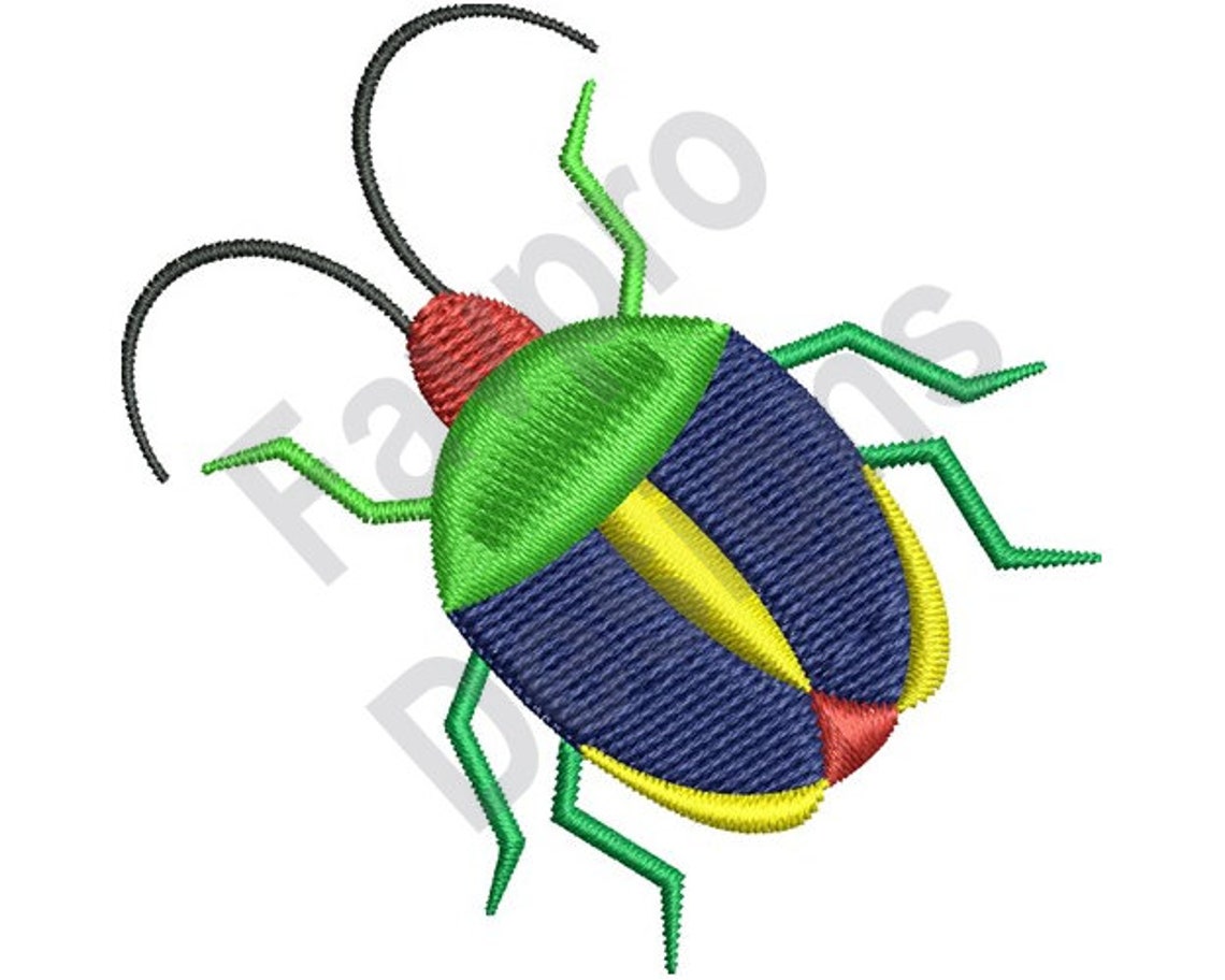 Bug Beetle Machine Embroidery Design - Etsy