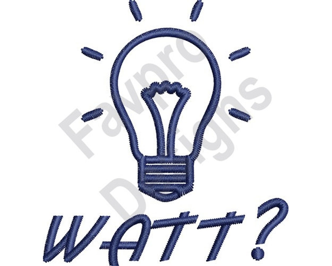 Light Bulb Outline - Machine Embroidery Design - Etsy