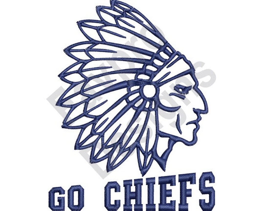 Go Chiefs - Machine Embroidery Design - Etsy