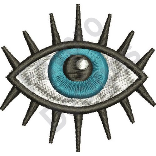 Evil Eye Embroidery Design - Etsy
