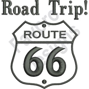 Route 66 Outline - Machine Embroidery Design - Etsy