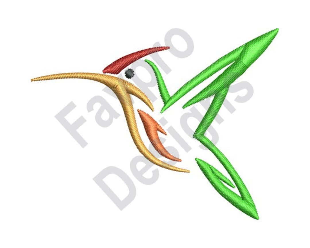 Hummingbird - Machine Embroidery Design - Etsy