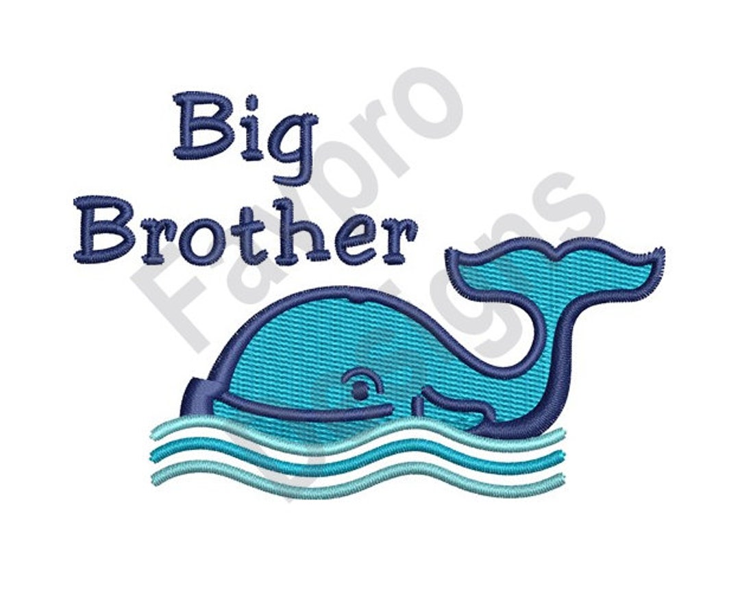 Big Brother - Machine Embroidery Design - Etsy