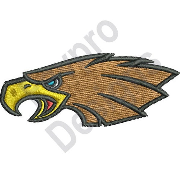 Hawk Mascot Machine Embroidery Design - Etsy