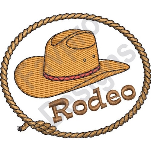 Rodeo Hat Machine Embroidery Design - Etsy