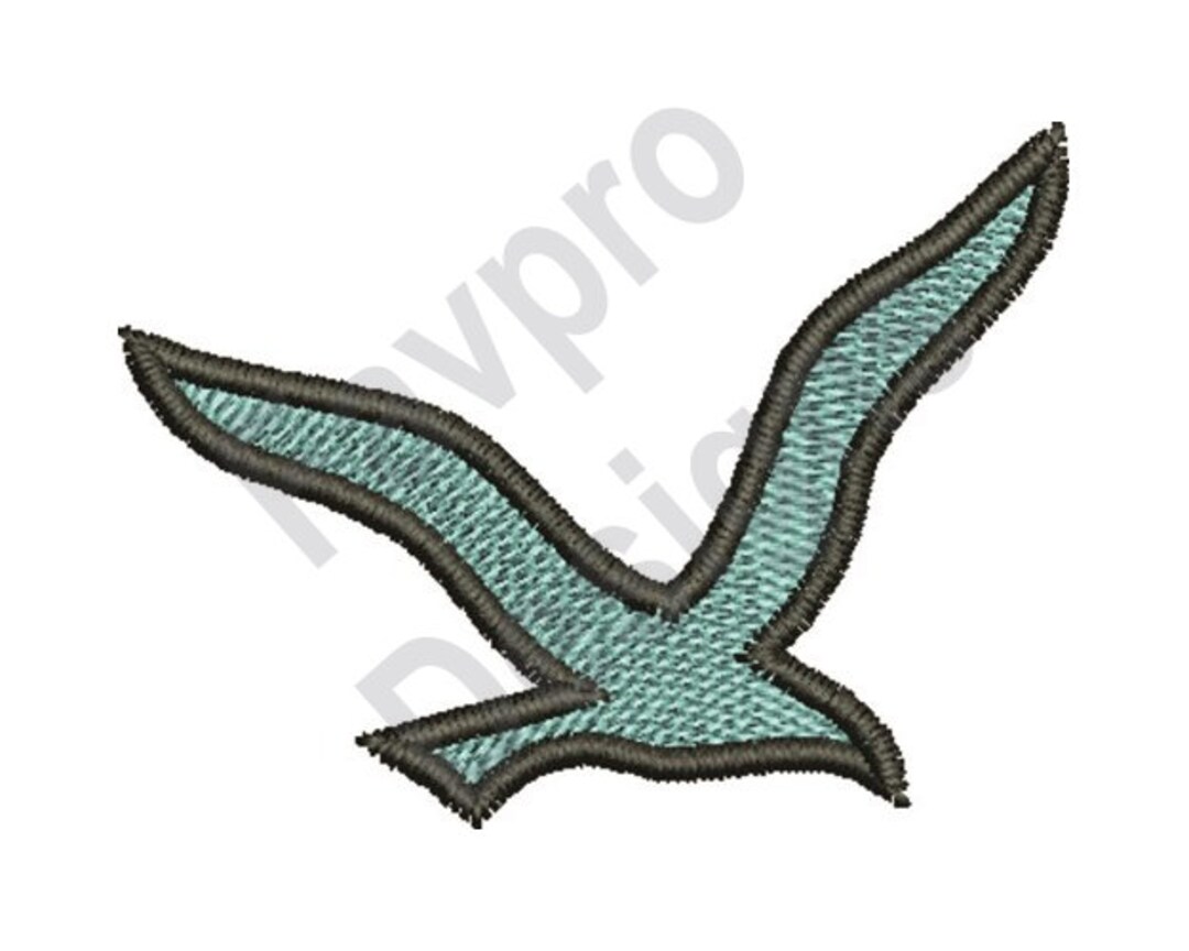 Seagull - Machine Embroidery Design - Etsy