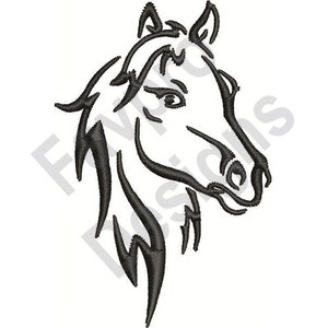 Horse Head - Machine Embroidery Design - Etsy