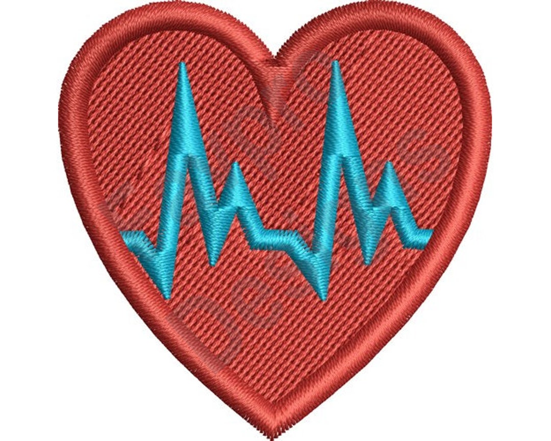 Medical Heart - Machine Embroidery Design - Etsy