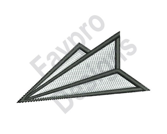 Paper Airplane Machine Embroidery Design | Etsy