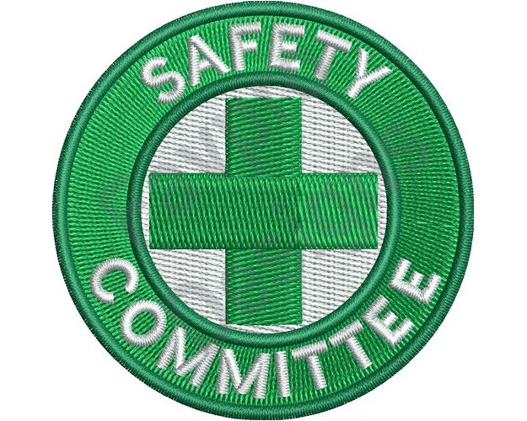 Safety Committee - Machine Embroidery Design - Etsy
