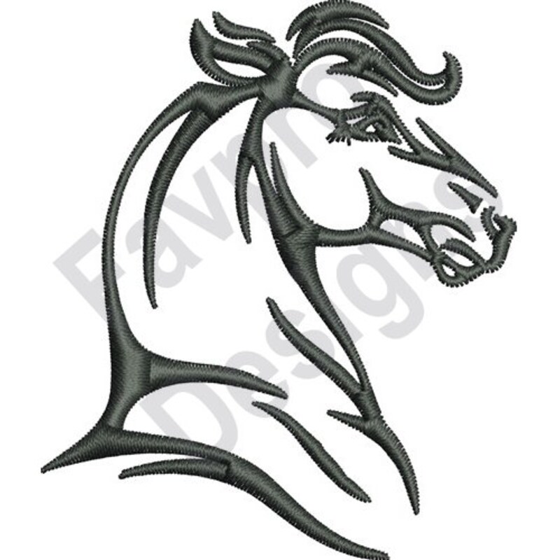 Horse Head Embroidery Design - Etsy