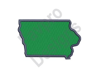Iowa Applique Embroidery Design. Iowa State Design. Machine - Etsy