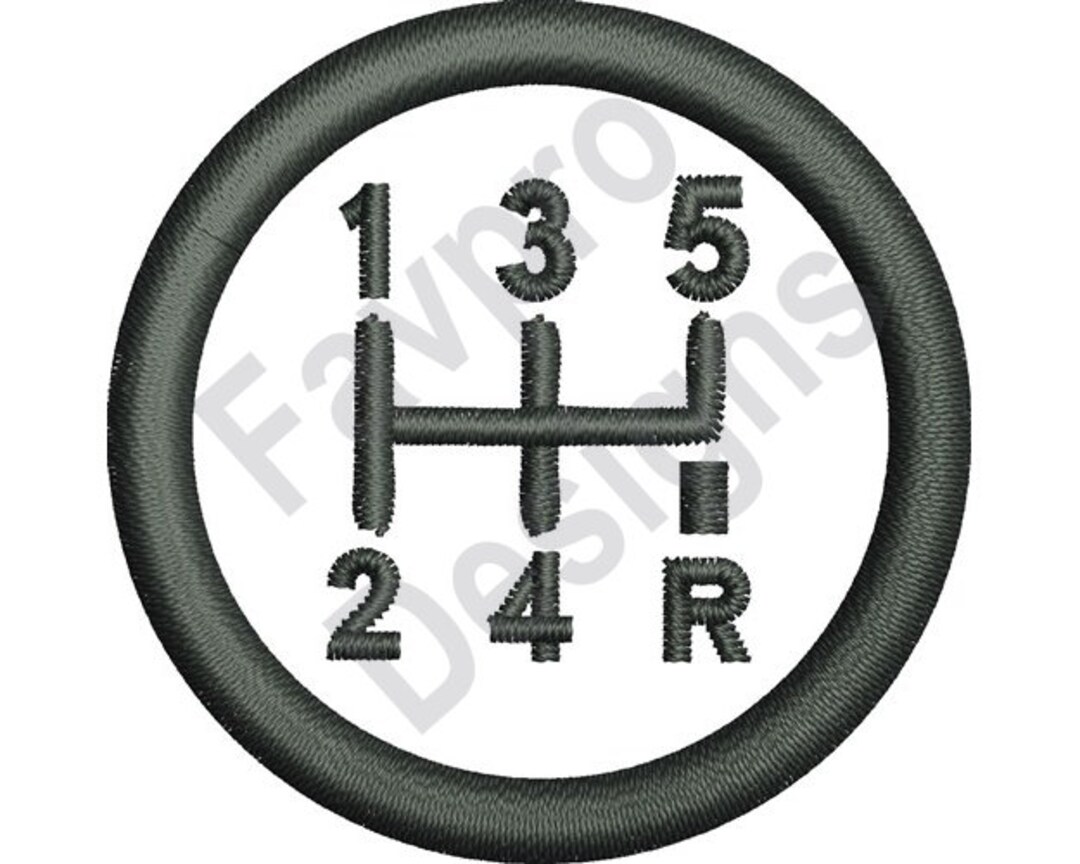 Stick Shift - Machine Embroidery Design - Etsy